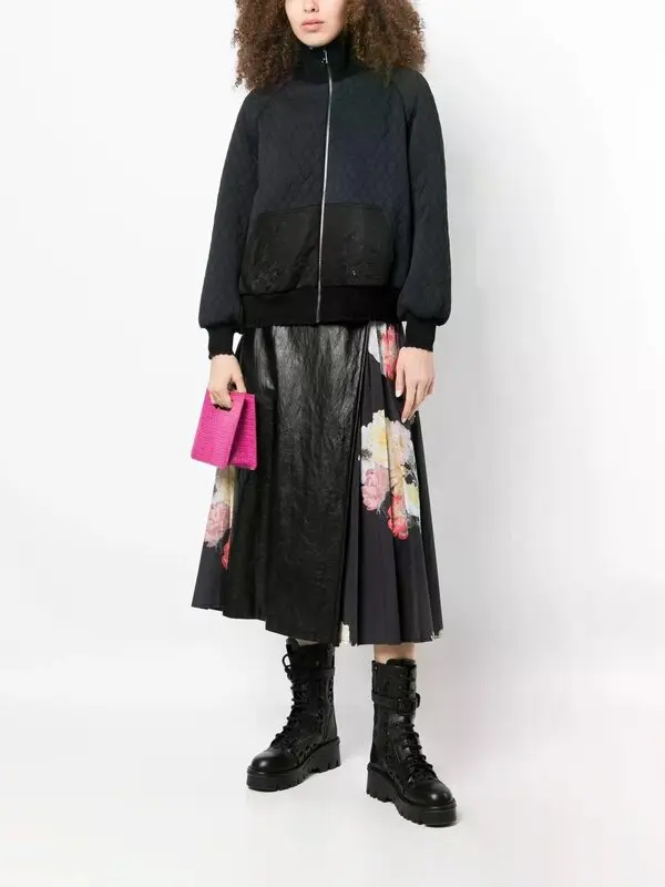 Shiatzy Chen Genisis Quilted Embroidered Jacket