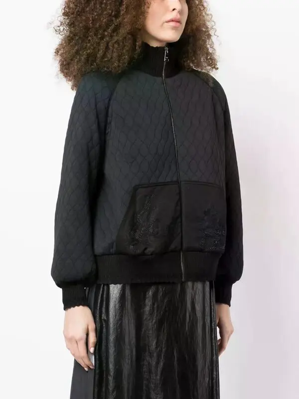 Shiatzy Chen Genisis Quilted Embroidered Jacket