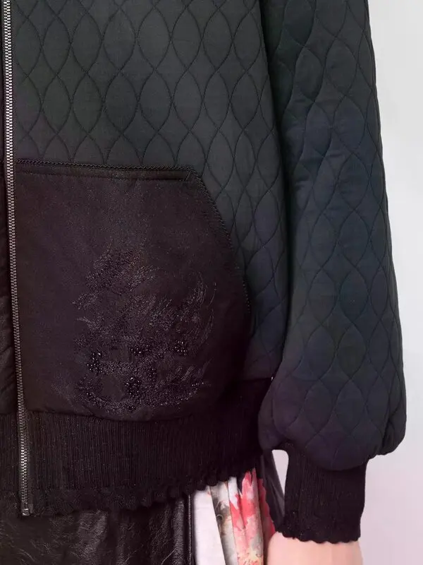 Shiatzy Chen Genisis Quilted Embroidered Jacket