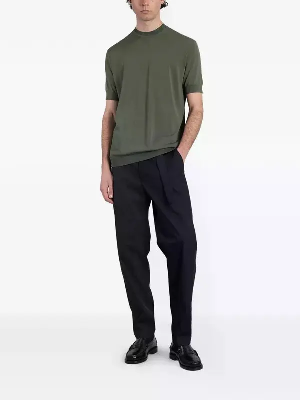 LOW BRAND Belted Trousers