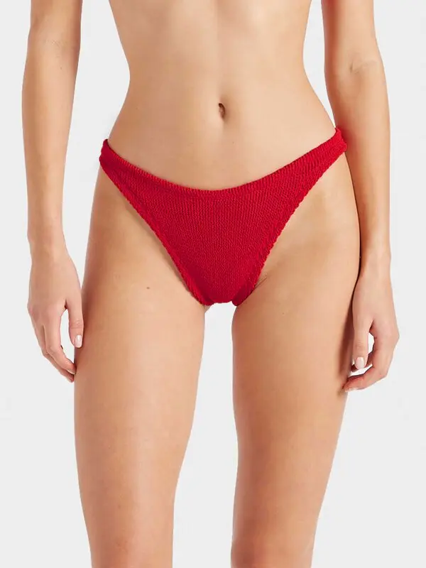 Hunza G Classic Bikini Bottom - Red