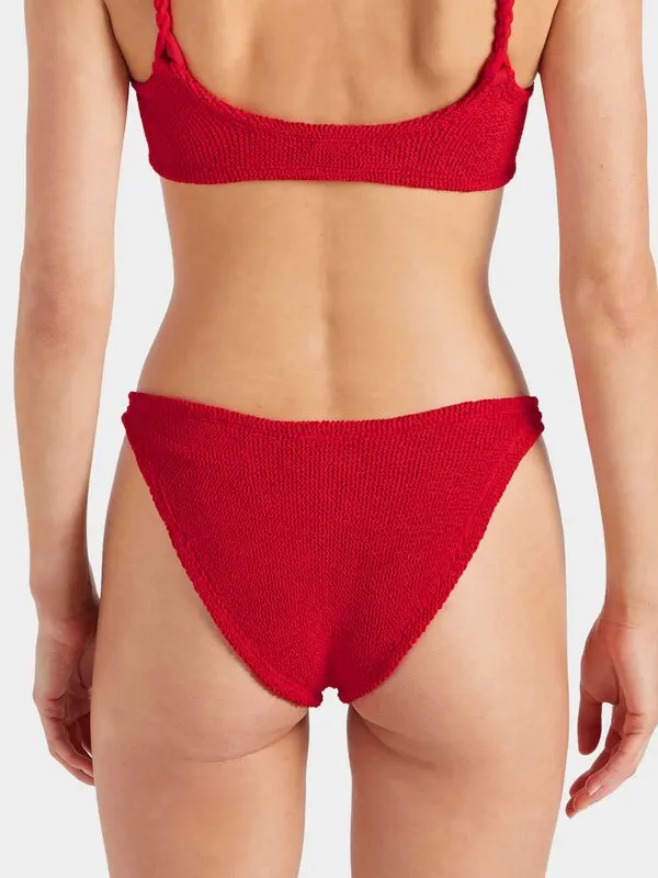 Hunza G Classic Bikini Bottom - Red