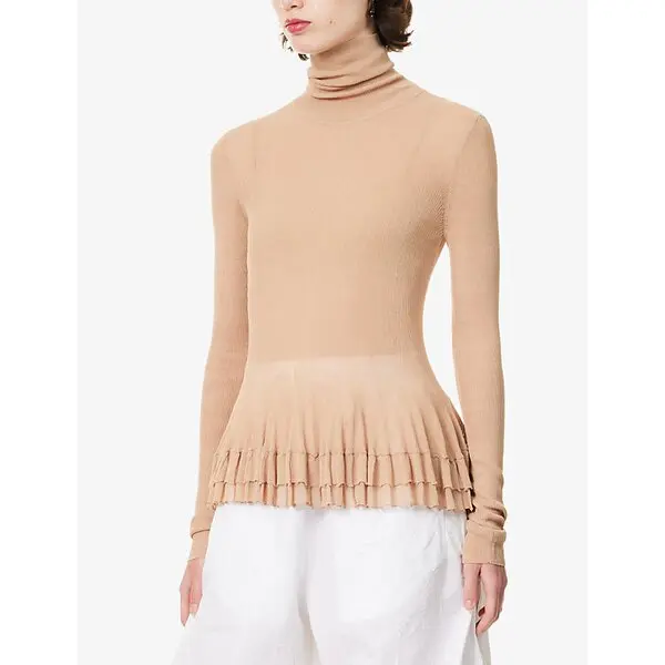 ASHLYN Merritt Turtleneck Knitted Top