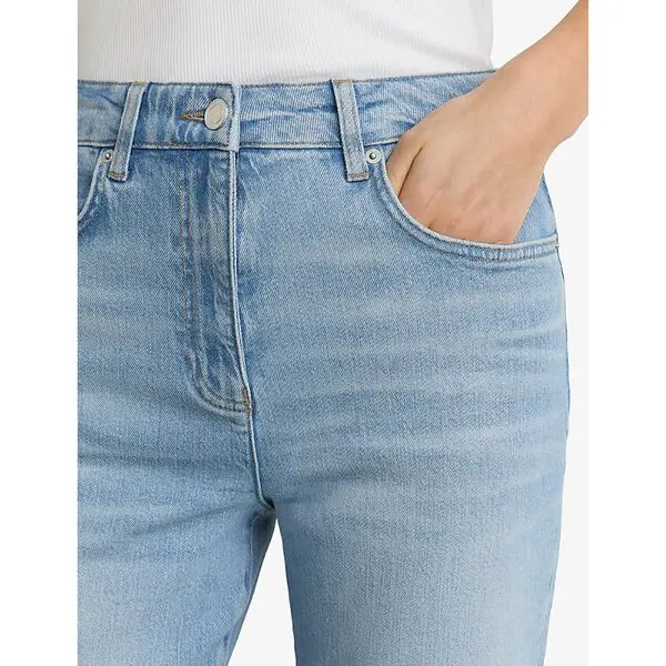 REISS Aubrey Slim-fit Straight Leg Jeans - Light Blue