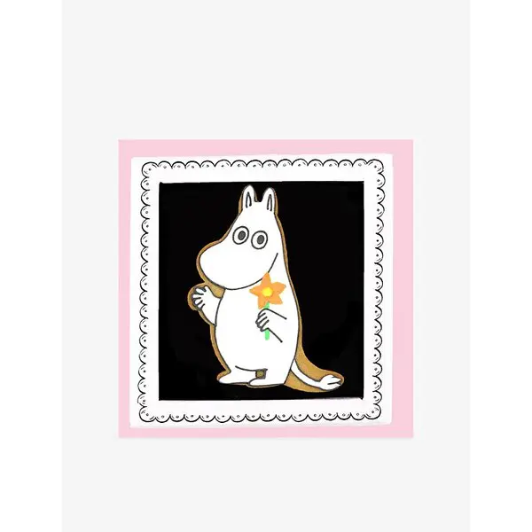 BISCUITEERS Flower Moomin Small Letterbox Gingerbread Iced Biscuits 10g - One-color
