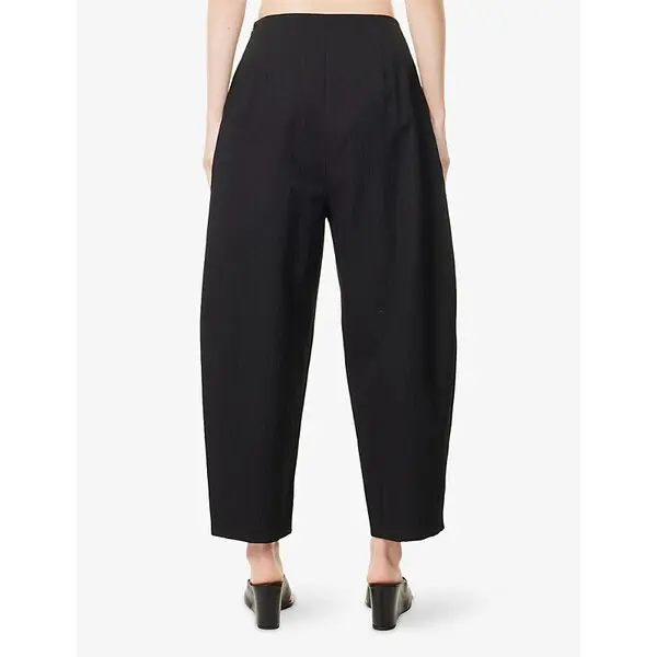 ASHLYN Pallin Cropped Pleated Trousers