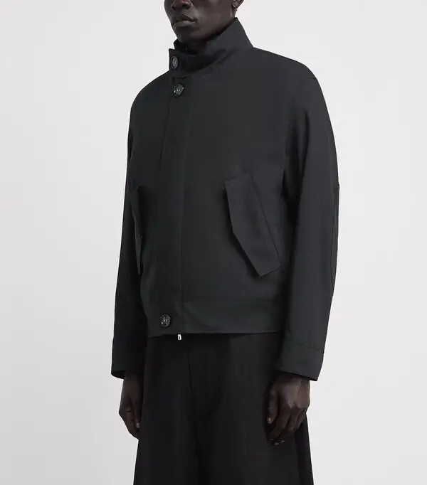 AMI Paris Virgin Wool Harrington Jacket