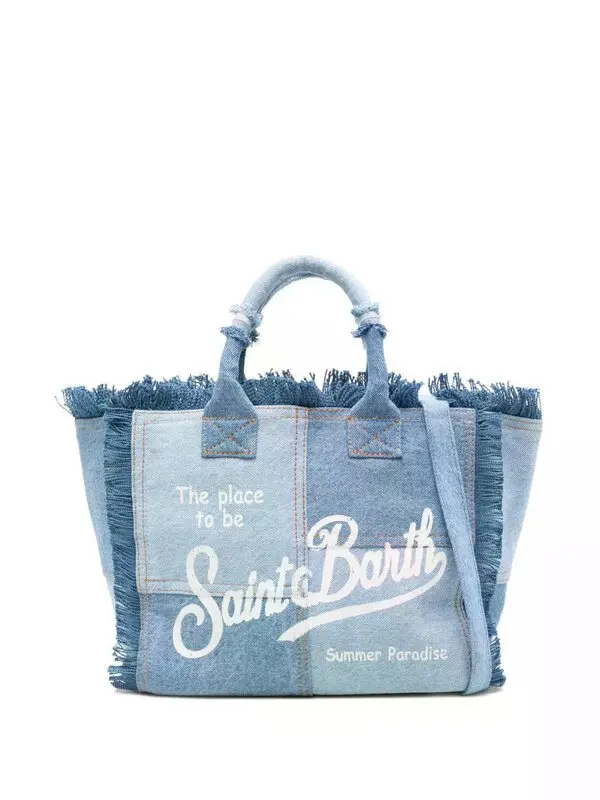 MC2 SAINT BARTH Patchwork Fringe Shoulder Bag
