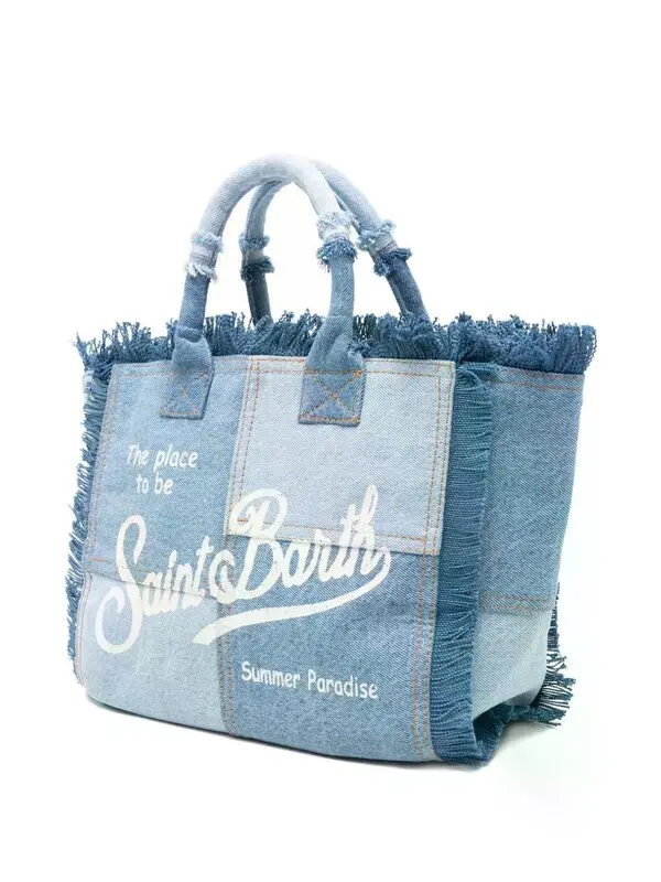 MC2 SAINT BARTH Patchwork Fringe Shoulder Bag