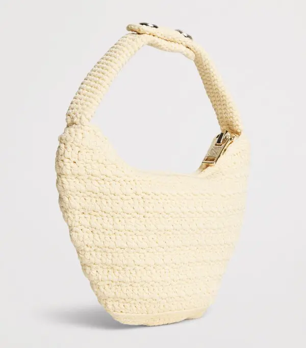 Sandro Mini Crochet Top-handle Bag