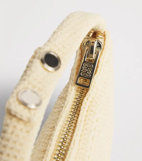 Sandro Mini Crochet Top-handle Bag