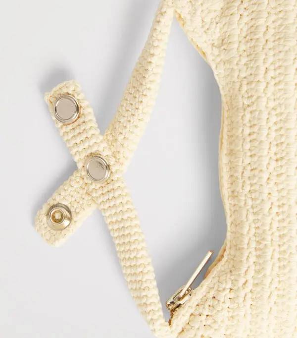 Sandro Mini Crochet Top-handle Bag