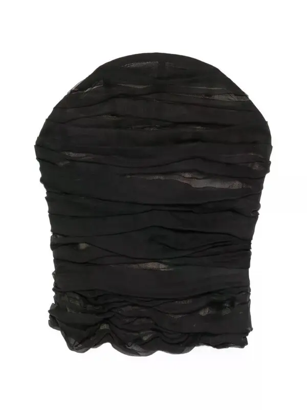 Balenciaga Ruched Halterneck Top