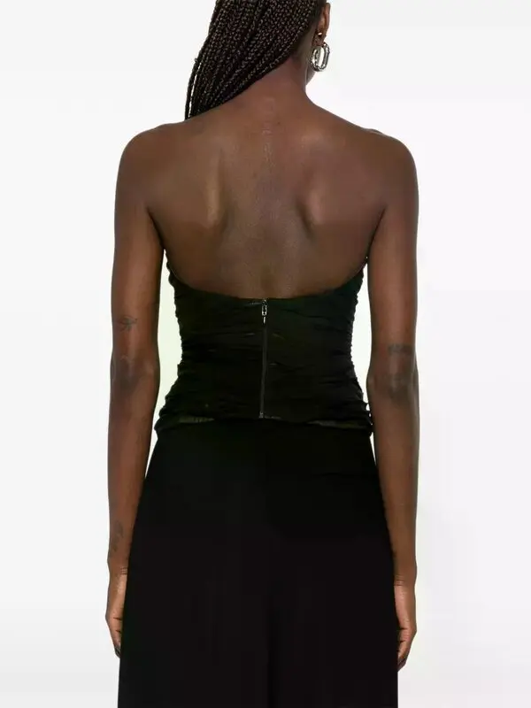 Balenciaga Ruched Halterneck Top