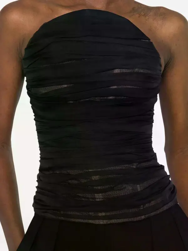 Balenciaga Ruched Halterneck Top
