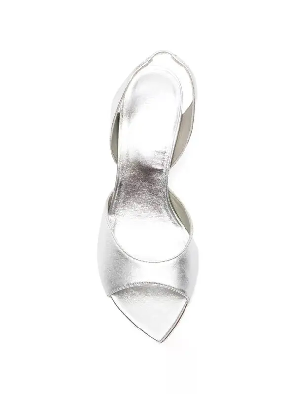 VIC MATIE Metallic Slingback Sandals