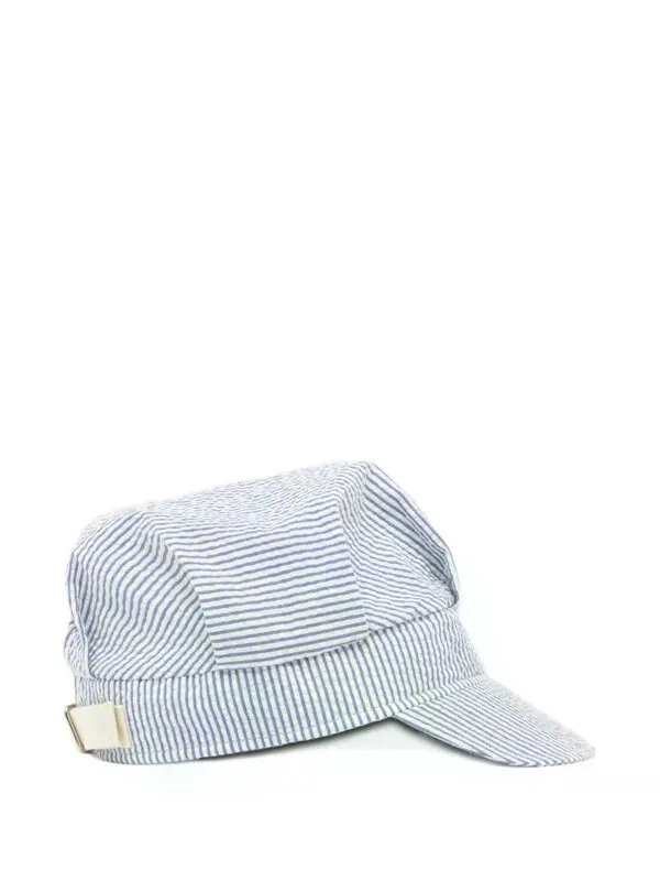 Engineered Garments Striped Seersucker Cap
