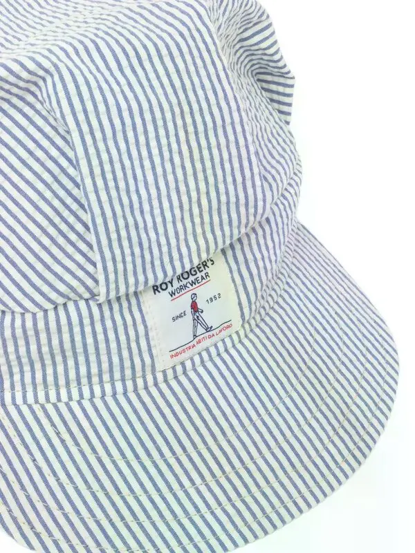 Engineered Garments Striped Seersucker Cap