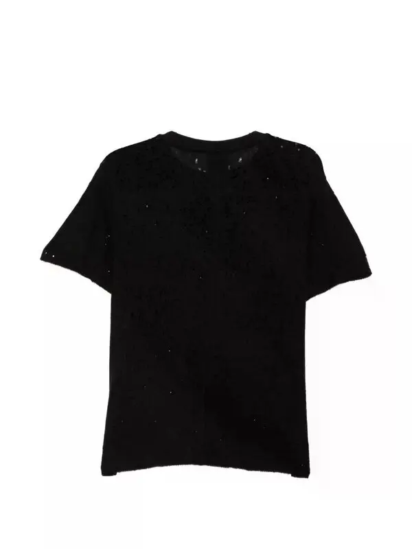THOM KROM Distressed-effect T-shirt