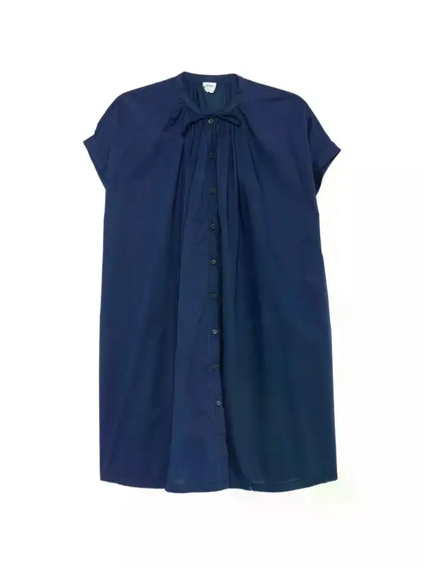 Aspesi Mandarin-collar Mini Dress - Blue