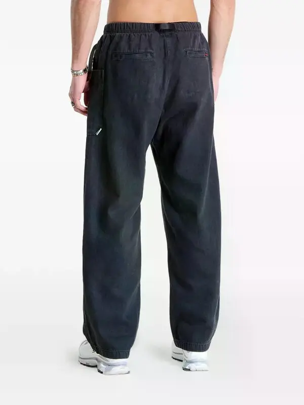 Gramicci Belted Patch-pocket Trousers - Grey