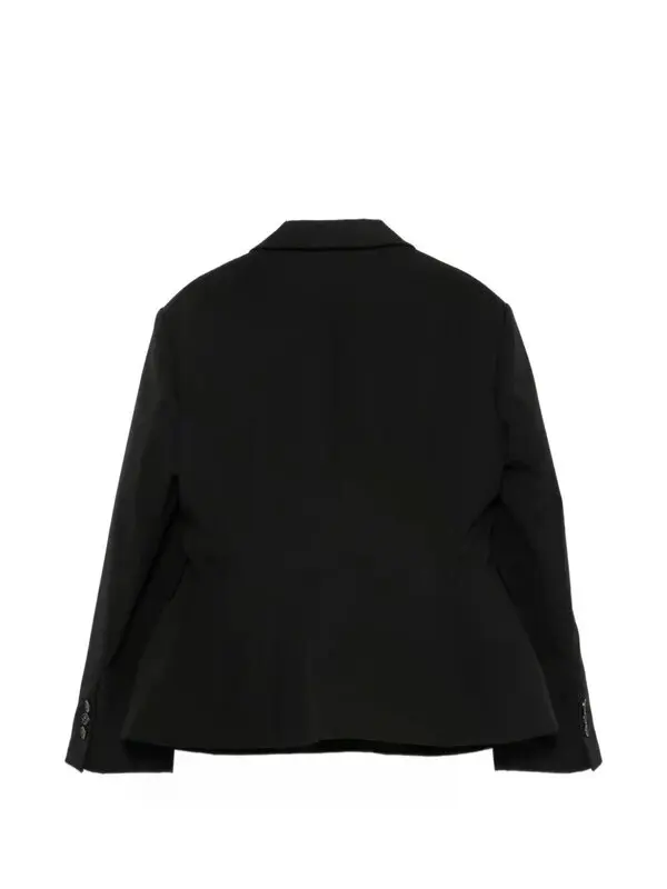 N°21 Single-breasted Blazer - Black
