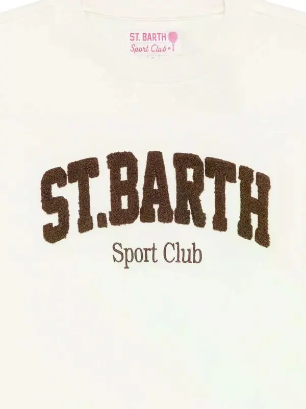 MC2 SAINT BARTH Bouclé-logo Stardust Sweatshirt