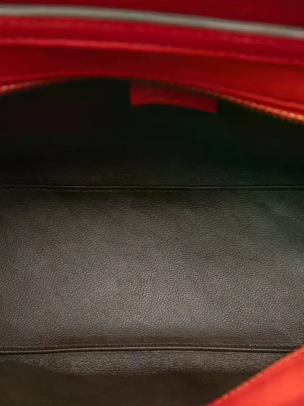 Celine 2014 Nano Bicolor Leather Luggage Tote - Brown