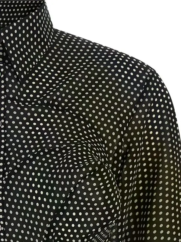Junya Watanabe Polka-dot Asymmetric Shirt