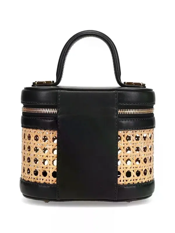 Tyler Ellis Victoria Wicker Small Tote - Neutrals