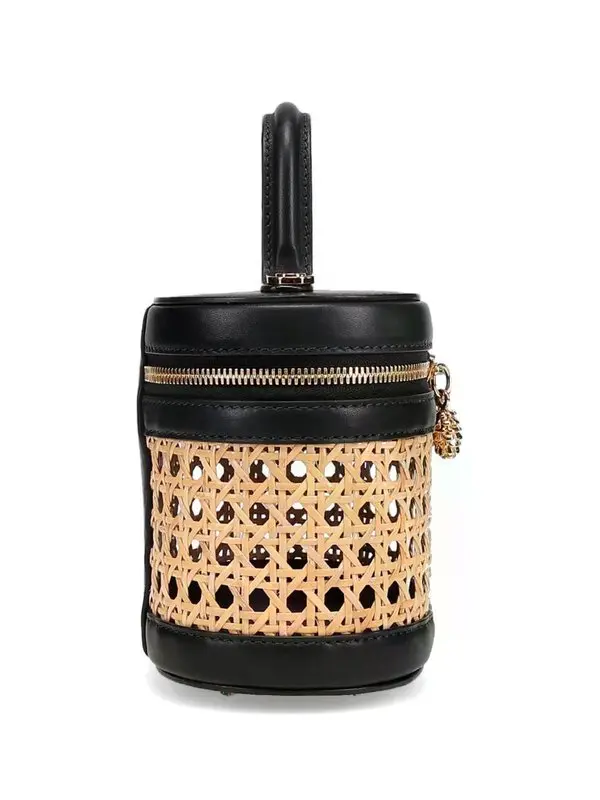 Tyler Ellis Victoria Wicker Small Tote - Neutrals