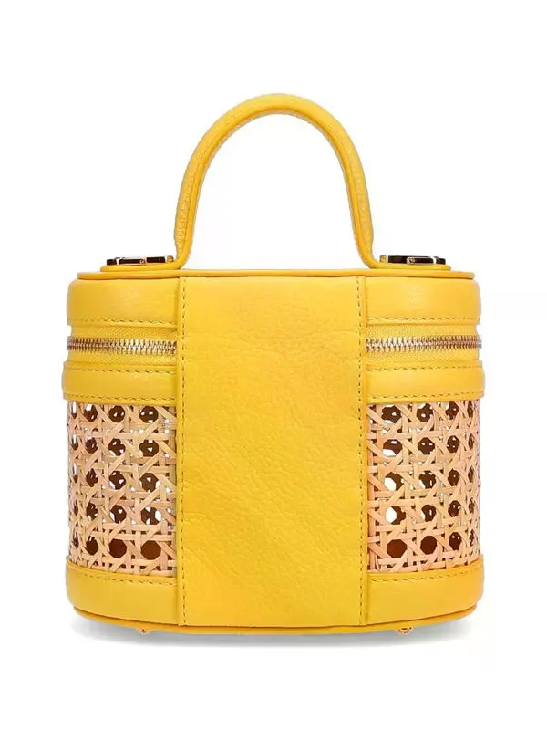 Tyler Ellis Victoria Small Leather Tote - Yellow