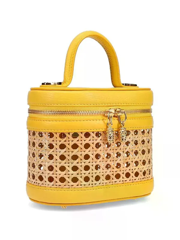 Tyler Ellis Victoria Small Leather Tote - Yellow