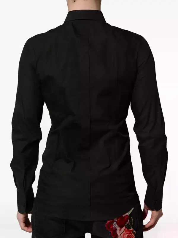 Dolce & Gabbana Gold Bib-front Shirt