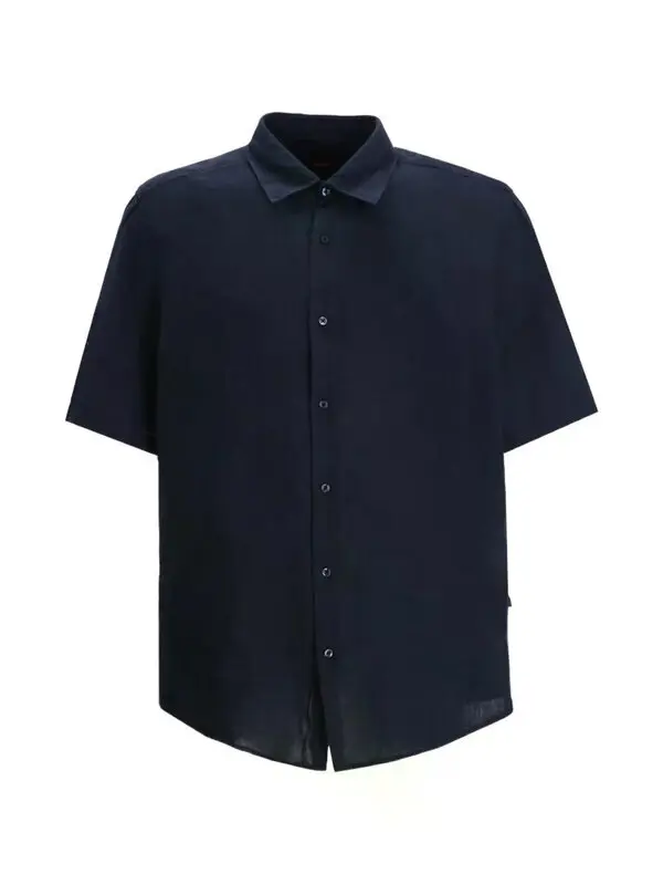BOSS Short-sleeved Button-down Shirt