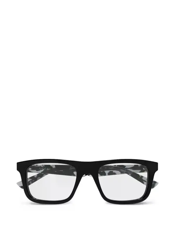 Gucci Rectangle-frame Eyeglasses - Black