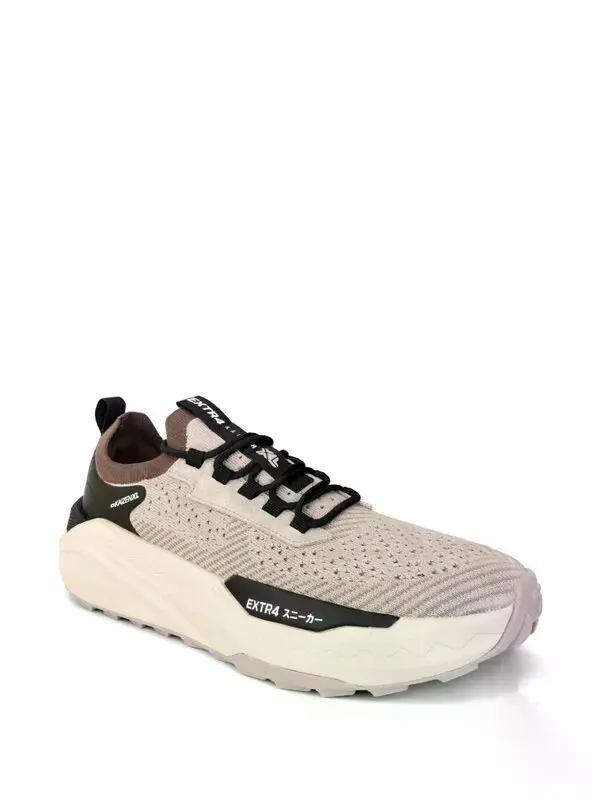EXTR4 Perforated Knit-fabric Sneakers