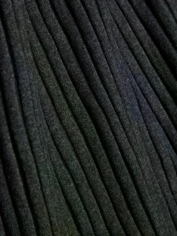 LISA YANG Ribbed-knit Midi Dress