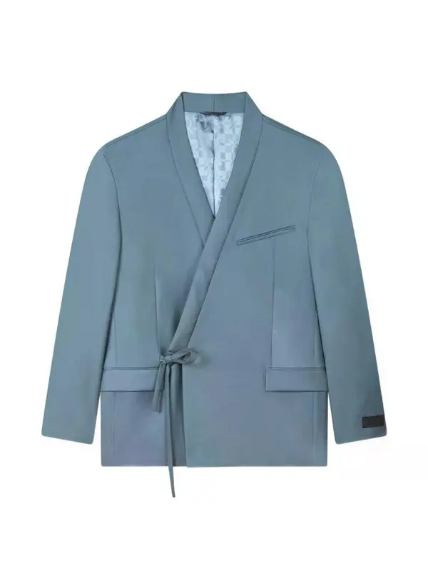 Kenzo Tie-fastening Shawl-lapel Jacket