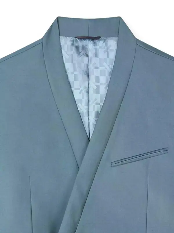 Kenzo Tie-fastening Shawl-lapel Jacket