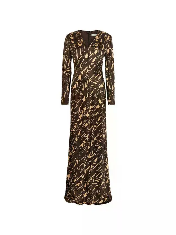 JOSEPH Adore Abstract-print Maxi Dress