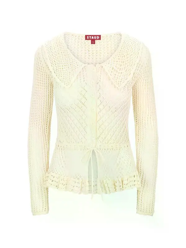 Staud Vienna Open-knit Cardigan
