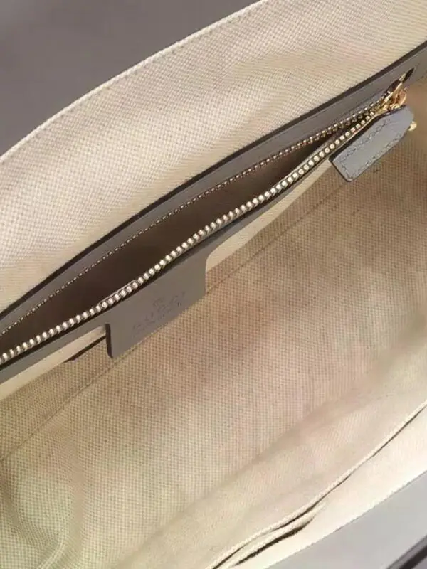 Gucci 2016-2026 Leather Gg Ribbon Satchel