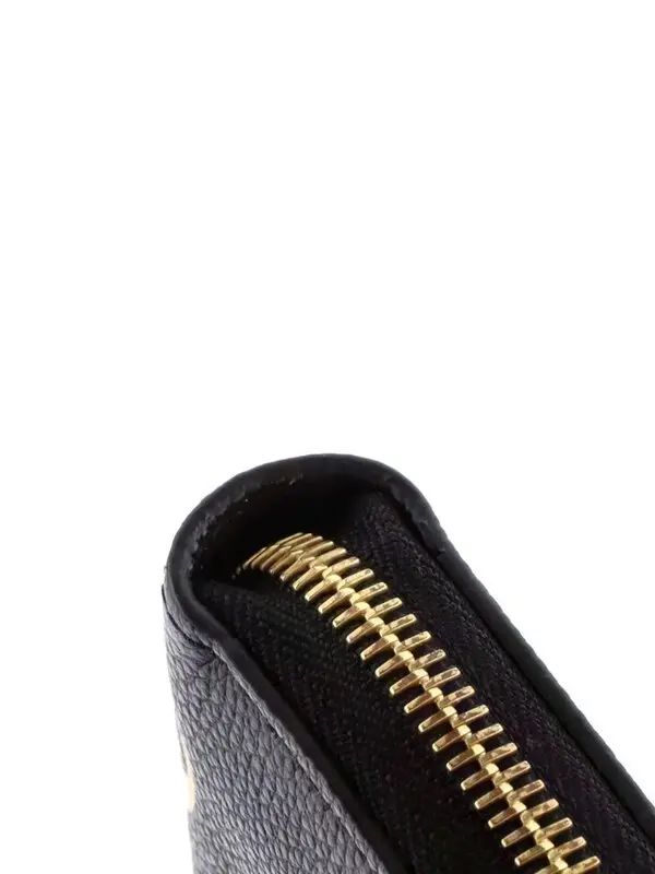 LOUIS VUITTON Zippy Wallet Bicolor Monogram Empreinte Giant Small Wallets - Black