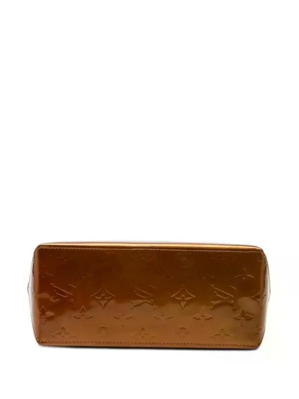 LOUIS VUITTON 2003 Monogram Vernis Reade Pm Handbag - Brown