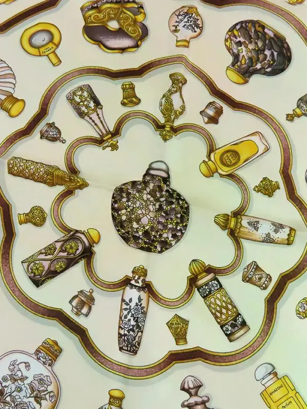Hermès 1980-2010 Qu Importe Le Flacon Silk Scarf 90 Scarves