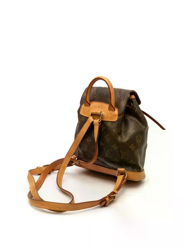 LOUIS VUITTON 2000 Monogram Mini Montsouris Backpack - Brown