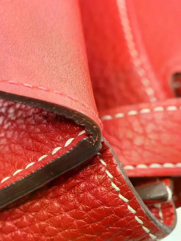 Hermès 2016 Clemence Verso Halzan 31 Satchel - Red