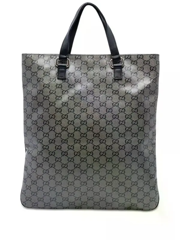 Gucci Gg Crystal Tote Bag - Grey