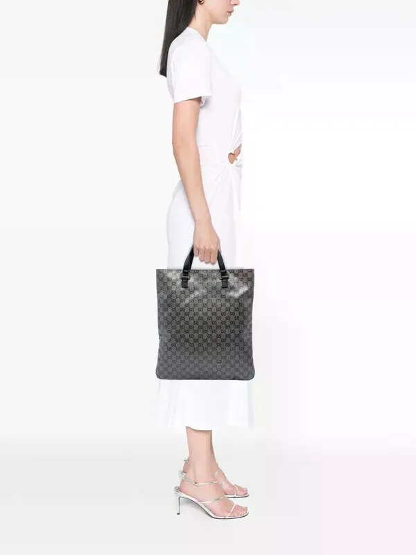 Gucci Gg Crystal Tote Bag - Grey